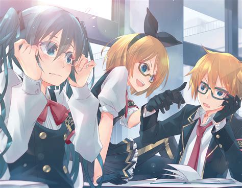 Hatsune Miku And Len Kiss Hatsune Miku And Len Kiss