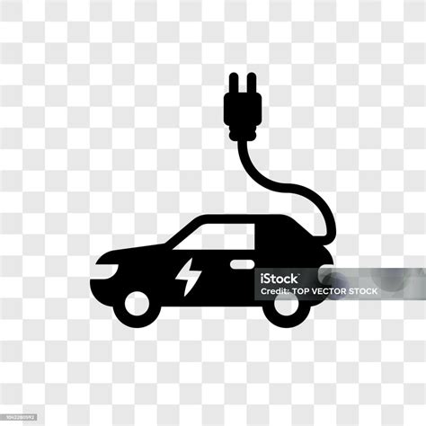 투명 한 배경 전기 자동차 투명 로고 디자인에 고립 된 전기 자동차 벡터 아이콘 전기 자동차 대체 연료 자동차에 대한 스톡 벡터 아트 및 기타 이미지 전기 자동차 대체