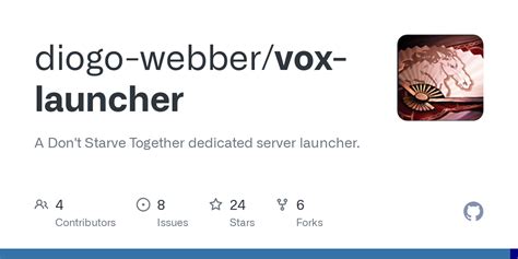 Github Diogo Webber Vox Launcher A Dont Starve Together Dedicated
