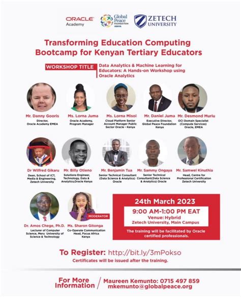 Lorna Juma On Linkedin Oracle Academy Supports Data Analytics And Machine Learning Teachers…