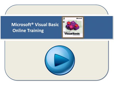 Module 1 Introduction To Visual Basic Programming Technology Ed