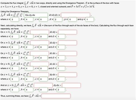 Solved Compute the flux integral s dĀ in two ways Chegg com