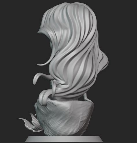 Stl File Mermaid 3d Stl File Mermaid Digital File 🧜‍♀️・3d Printing Design To Download・cults
