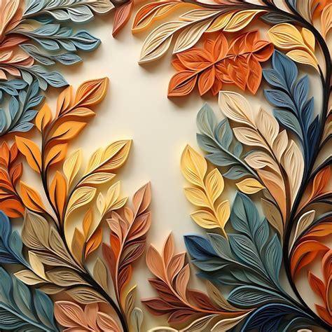 Premium Photo Background Of Leaf Shapes Faux Leather Embossed Patterns Autumnal Copper C