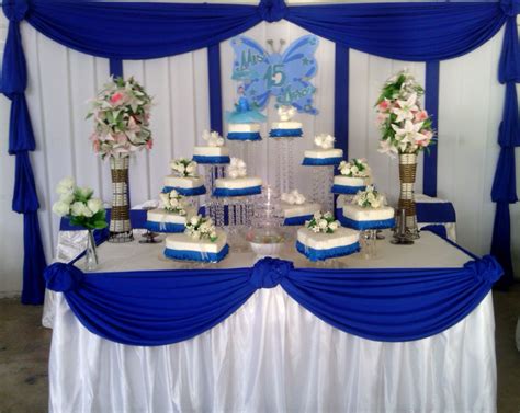 Decoraciones En Color Azul Especial Para Quince AÑos Wedding Cake
