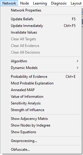 Building Blocks Of GeNIe Inference Algorithms Bayesian Networks