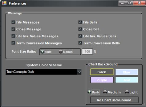 Change The Software Color Scheme Truth Concepts