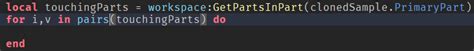 How Should I Use Getpartsinpart So It Only Fires If The Part Is More
