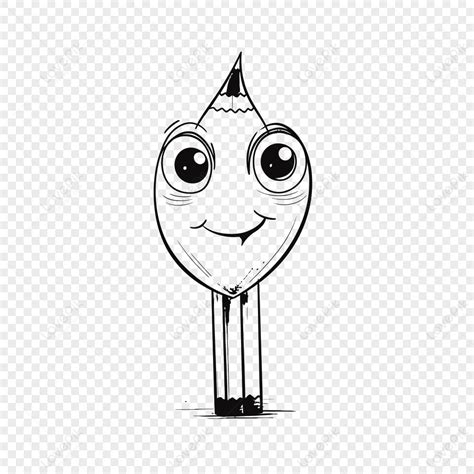 큰 눈 윤곽선 스케치 그림으로 그려지는 연필 벡터몸짓웃다 Png 일러스트 무료 다운로드 Lovepik