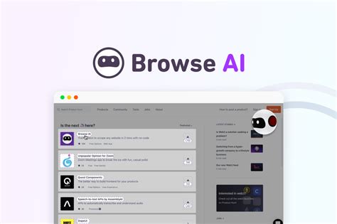 Browse AI تحسين مراقبة الويب واستخراج البيانات الخاصة بك موقع دليلي