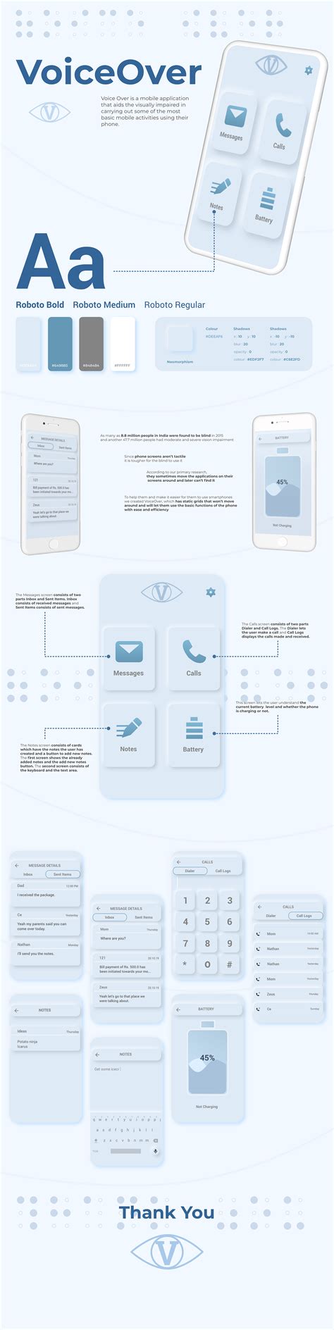 VoiceOver Mobile Application UI Design Behance