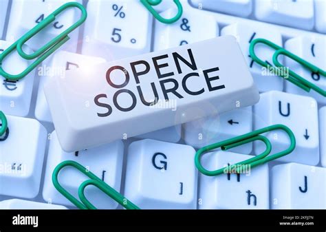 Conceptual Caption Open Source Business Idea Denoting Software Which Original Source Code