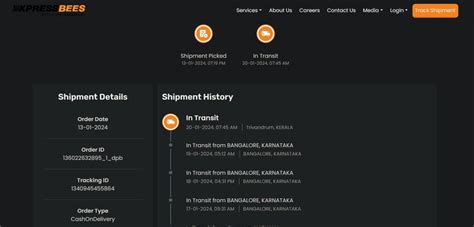Xpressbees Logistics — Status Of My Order Incorrectly Showing Address