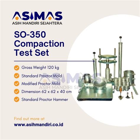 Jual So 350 Compaction Test Set Asih Mandiri Sejahtera