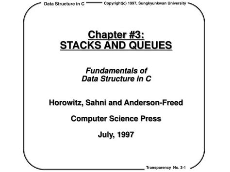 Ppt Chapter 3 Stacks And Queues Fundamentals Of Data Structure In C Powerpoint Presentation
