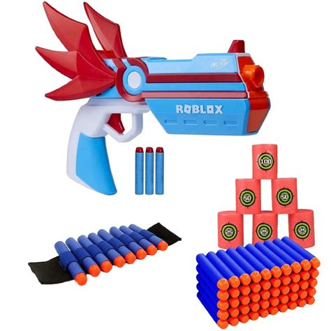 Set Pistol Roblox MM2 Dartbringer Cu Accesorii Nerf 30x20x5cm 8 Multicolor EMAG Ro