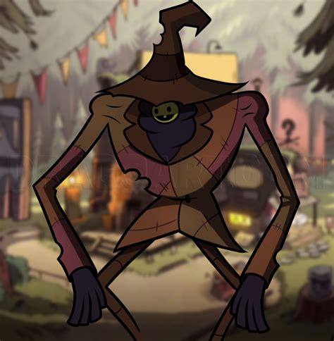 How To Draw Summerween Trickster Gravity Falls Drawing Step By Step