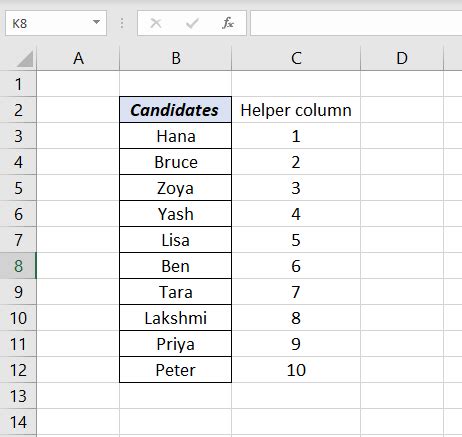 Different Methods To Reverse A List In Excel XL N CAD