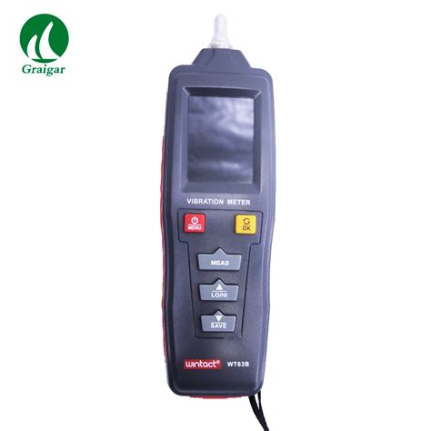 Wt63b Digital Vibration Meter Vibrator Meter Velocity 0 1~1999 9m S 2 Lcd Back Light Function