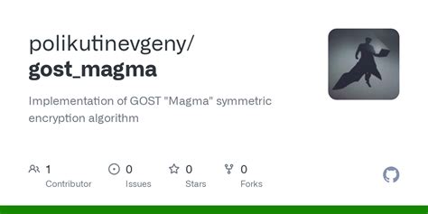 Github Polikutinevgenygostmagma Implementation Of Gost Magma