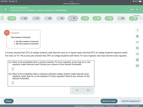 Solved Incorrect Your Answer Is Incorrect A Your