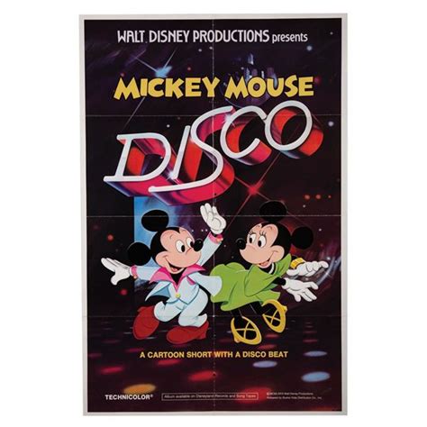 A Mickey Mouse Disco Original One Sheet Poster