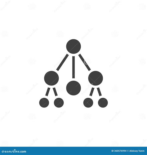 A Branching Diagram With Code Node Vector Icon 360576994