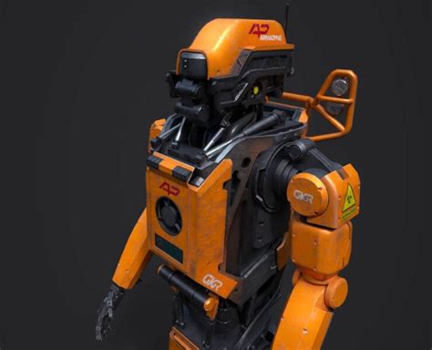 Elysium Robot Concept Art