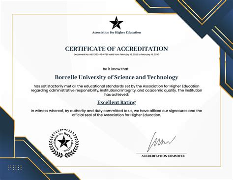 Blue Gold Simple Minimalist Education Institution Certificate 48275734