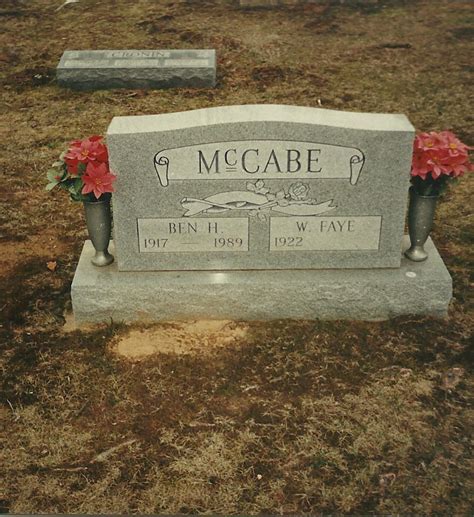 Benjamin Harrison Ben” Mccabe 1917 1989 Find A Grave Memorial