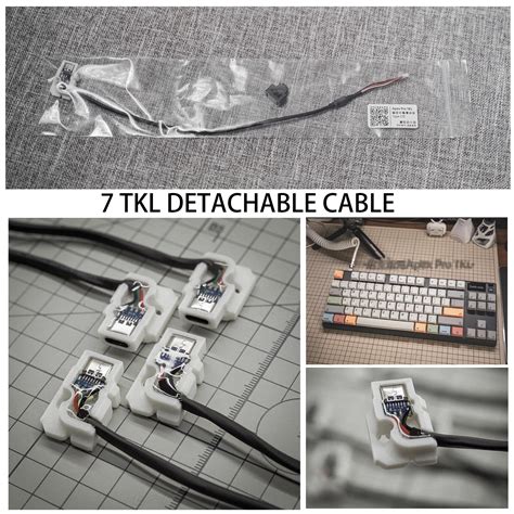 1pc Compatible Steelseries Apex Pro 7 Tkl Detachable Cable Assemble Keyboard Diy With Type C