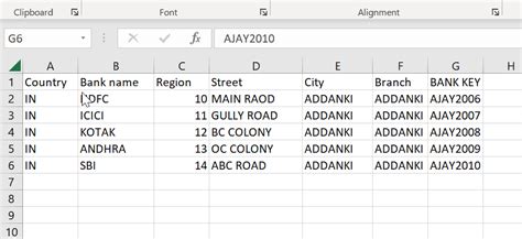 Upload The Bank Details From Excel File To Sap System By Using Bapi In
