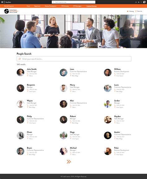 Employee Directory Strategic Technology Solutions