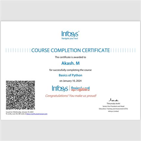 akash m on linkedin infosys infosysspringboard python
