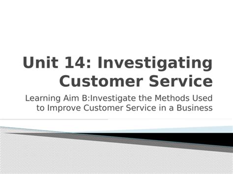Btec Business Level 3 Unit 14 Learning Aim B Teaching Resources