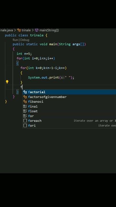 Pattern Program Java Programming Javaprogramming Java Pythonprogramming Viratkohli Youtube