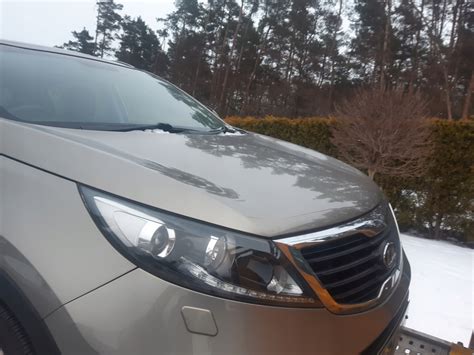 KIA SPORTAGE III MASKA ZDERZAK PAS PRZEDNI BLOTNIKI A3 W-WA ŁADNE KIA ...