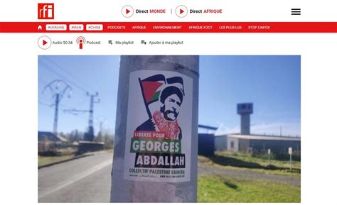 Georges Ibrahim Abdallah Une Histoire Politico Judiciaire Lhumanité
