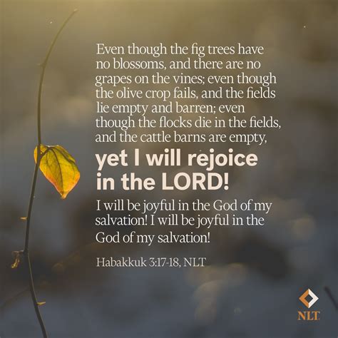 Nlt Bible Verse On Twitter Even Though The Fig Trees Have No Blossoms And There Are No