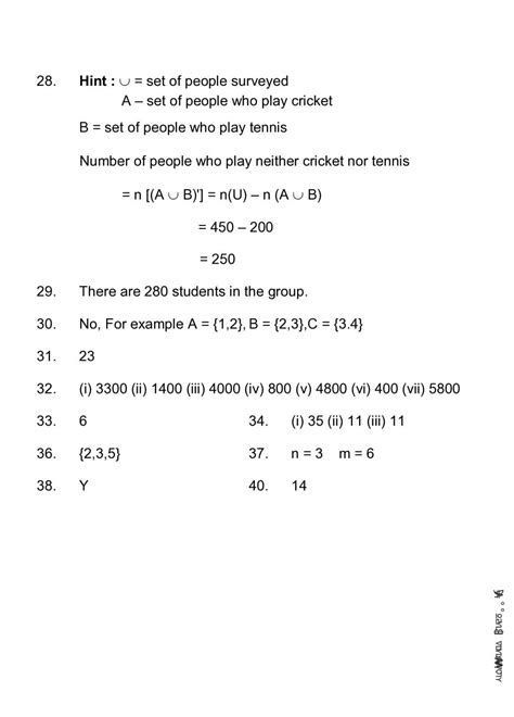 Class 11 Maths Sets Notes All Important Notes