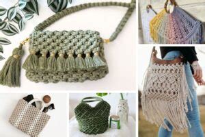 Gorgeous DIY Macrame Bag Tutorials For Beginners And Beyond Macrame For Beginners