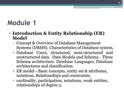 Cst204 Dbmsmodule1 Ppt 1pptx Databases Computer Software And