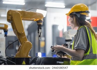 Robotic Trainees Learn Operating Programming Troubleshooting Stock