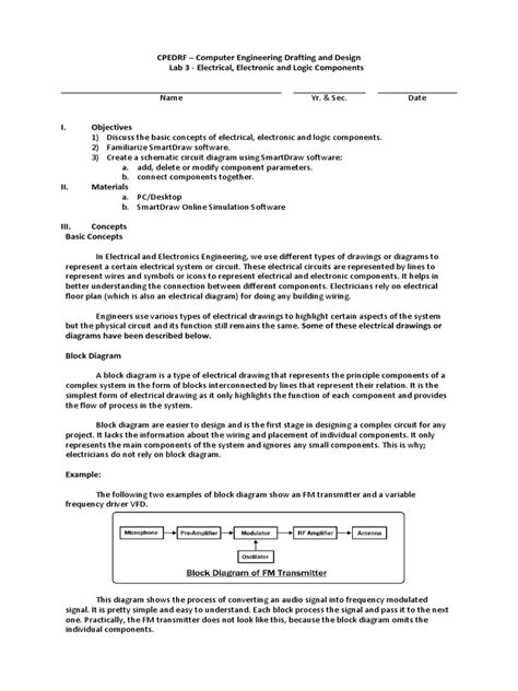 Lab3 Electrical Electronic And Logic Components Pdf Electronic
