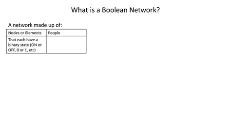Heterogeneous Boolean Networks With Two Totalistic Rules Ppt Download