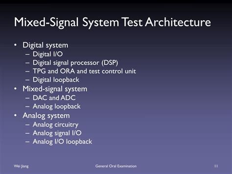 Ppt Built In Self Test And Calibration Of Mixed Signal Devices Powerpoint Presentation Id
