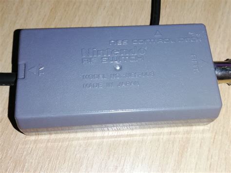 Nintendo Nes Control Deck Nintendo Rf Switch Model No Nes 003