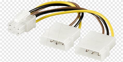 그래픽 카드 및 비디오 어댑터 Pci Express 전기 커넥터 전기 케이블 Molex 커넥터 전원 공급 장치 그래픽 카드 컴퓨터 어댑터 Png Pngegg