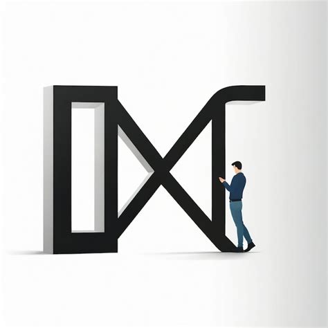 Person Adding Borders To Letters Vector Set White Background Isolated A