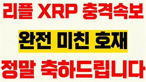 리플코인 진짜 미쳤습니다 Youtube